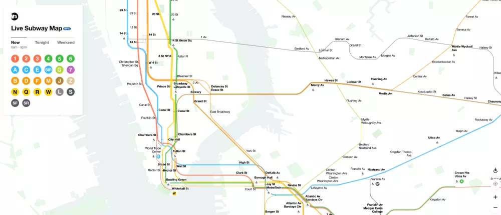 Нью-Йорктун MTA картасы жаңы көрүнүшкө ээ болуп, санарипке өтөт 2175_2