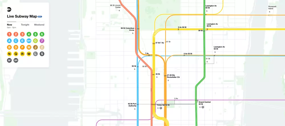 New Yorks MTA-kort får et nyt udseende - og bliver digitalt 2175_3