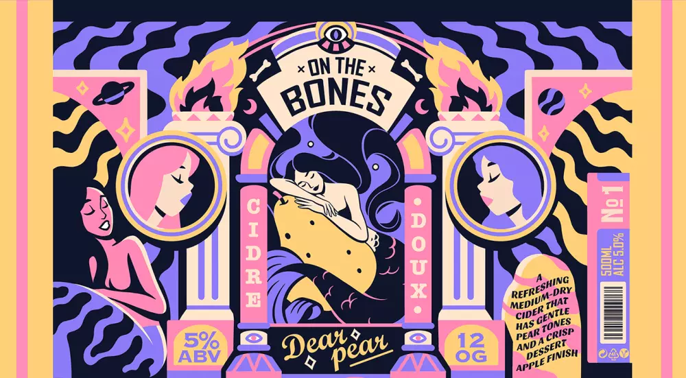 On the Bones Limited Edition сайдер опаковка и брандинг, проектирани от Глеб Назаров 2241_12