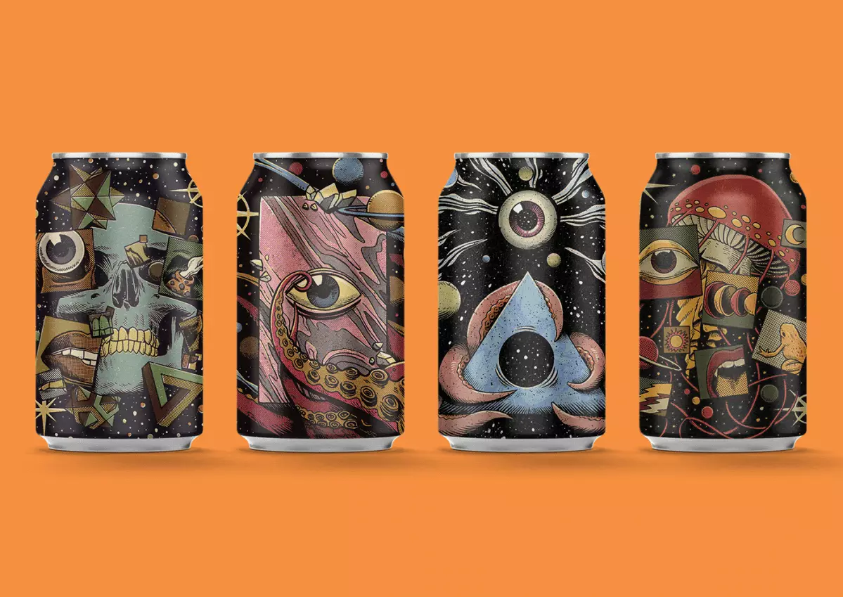 El origen de la oscuridad de Collective Arts Brewing obtiene un diseño de otro mundo de Pedro Correa