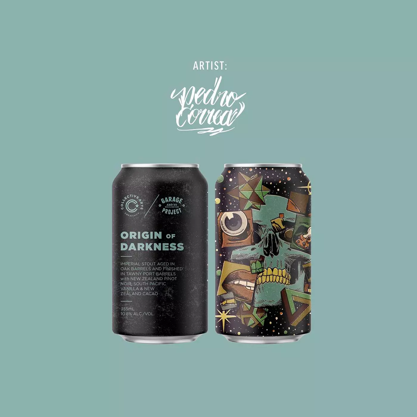 Collective Arts Brewing's Origin of Darkness کو Pedro Correa سے دوسری دنیاوی ڈیزائن ملتا ہے۔ 2244_11