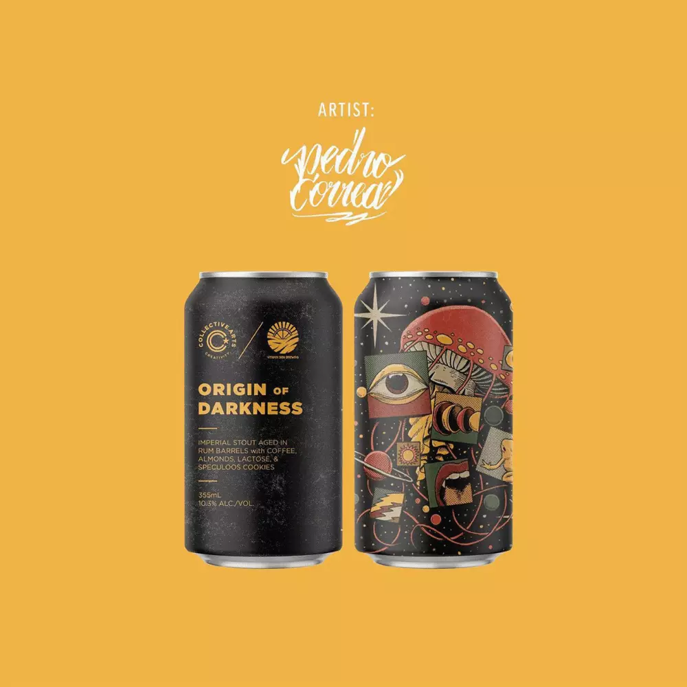 Collective Arts Brewing ၏ Darkness ၏မူလအစ Pedro Correa မှအခြားကမ္ဘာ့ဒီဇိုင်းကိုရရှိသည် 2244_8