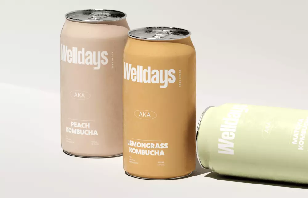 Welldays Kombucha anbalaj