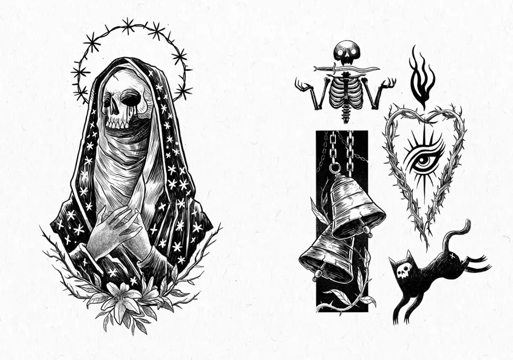ट्याटु कलाकार सेबास्टियन स्क्रोबोलले 'परीकथा, सपना र दुःस्वप्न' को जादू कब्जा गर्छन् 226_2