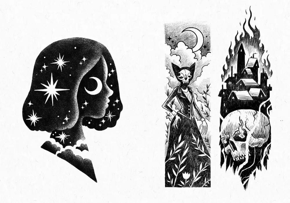 纹身艺术家 Sebastian Skrobol 捕捉到“童话、梦想和噩梦”的魔力 226_8