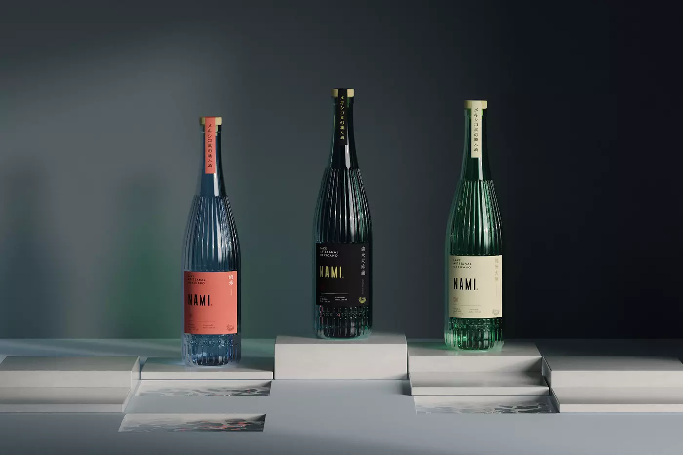 NAMI repensa a tradicional botella de sake