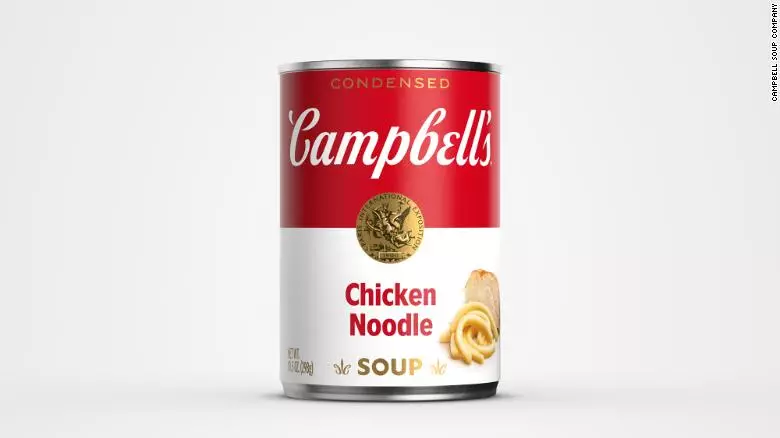 Campbell 's Soup, 50 년 만에 처음으로 재 설계되었습니다. 깜박이면 그리울 것입니다. 2282_3