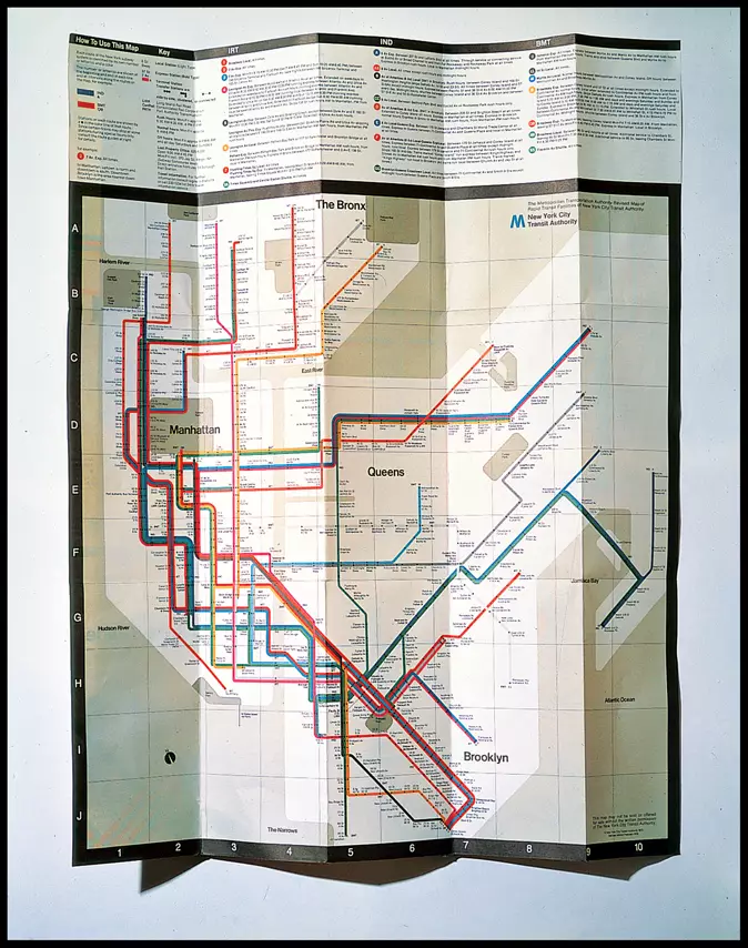 Vignelli - 1966 NY MTA Subway Map_c