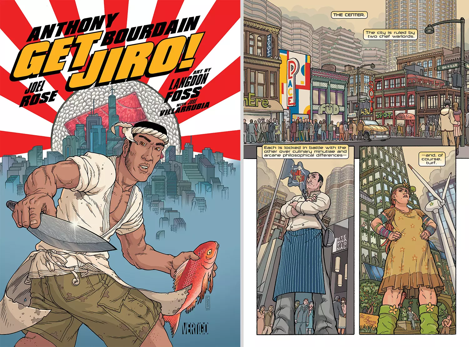 Япониядә курку һәм ачлык: Энтони Бурдаинның соңгы график романында 23541_9