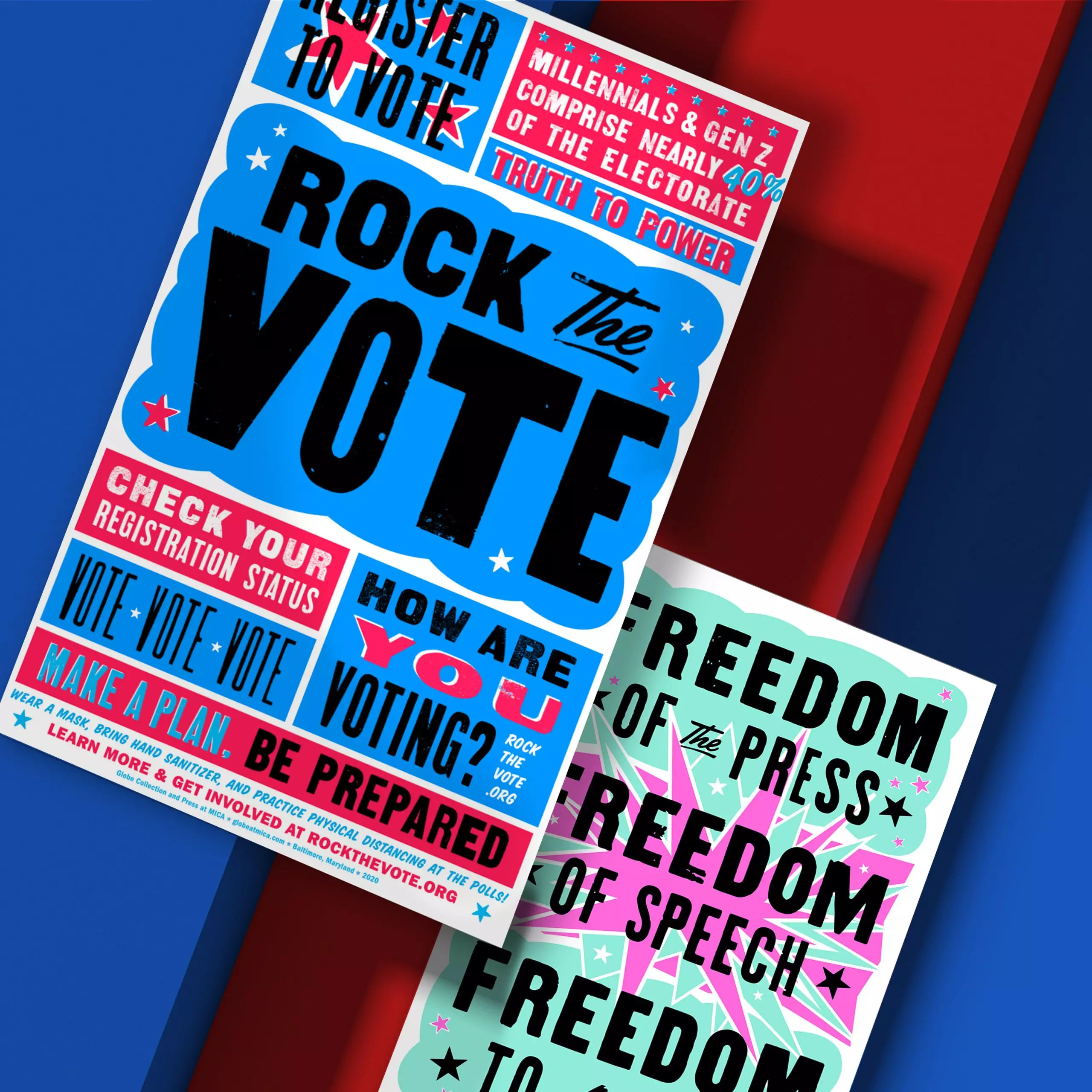 Going Letterpress to Rock the Vote