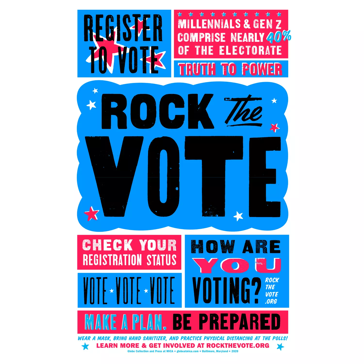 Bade Letterpress to Rock The Vote 2403_1