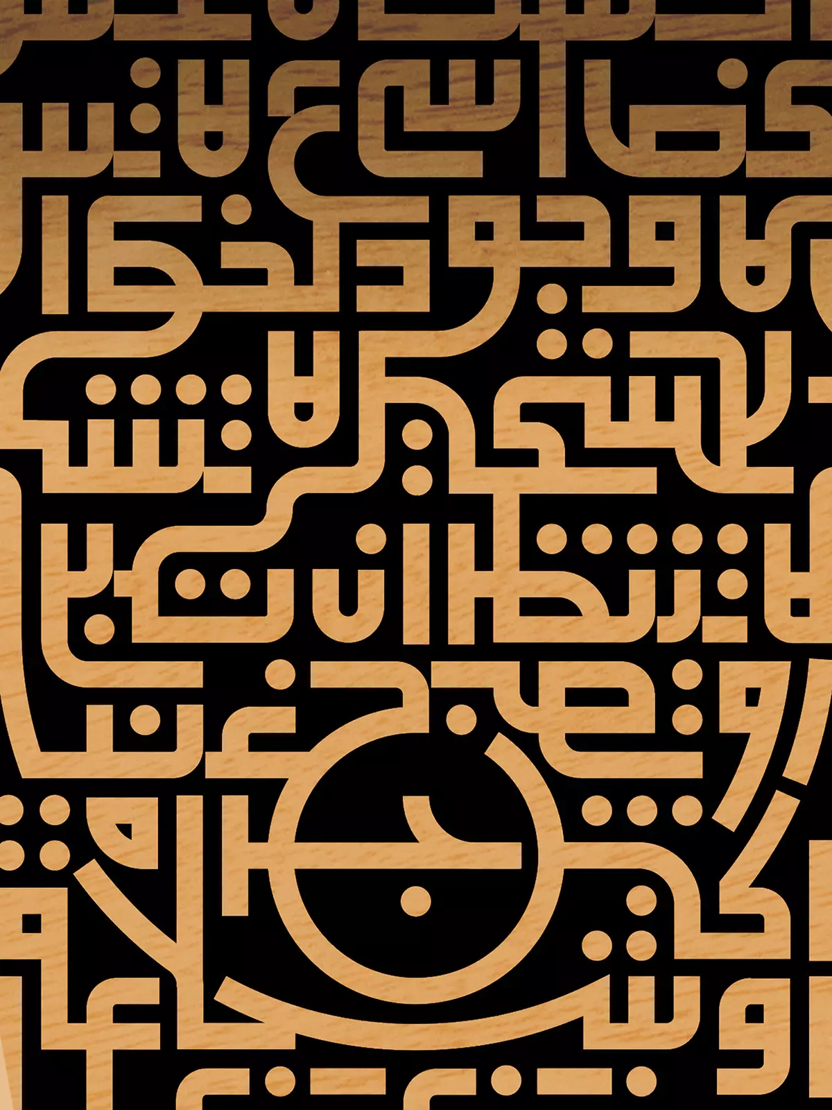Loại thứ ba: Bliss Geometric Arabic Typographic 2430_19