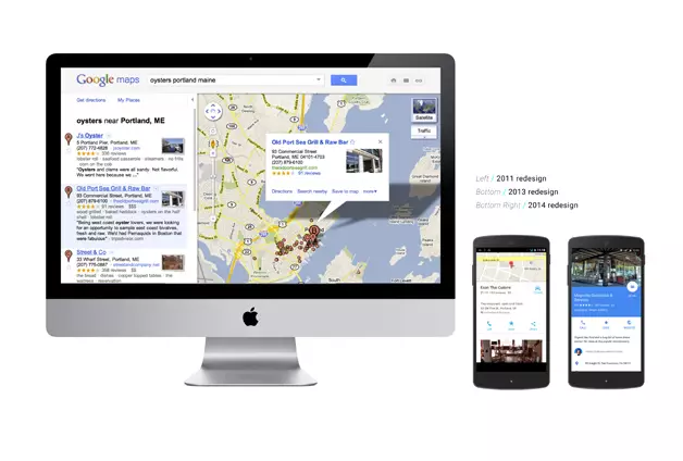 GoogleMaps-2011 – produktový design