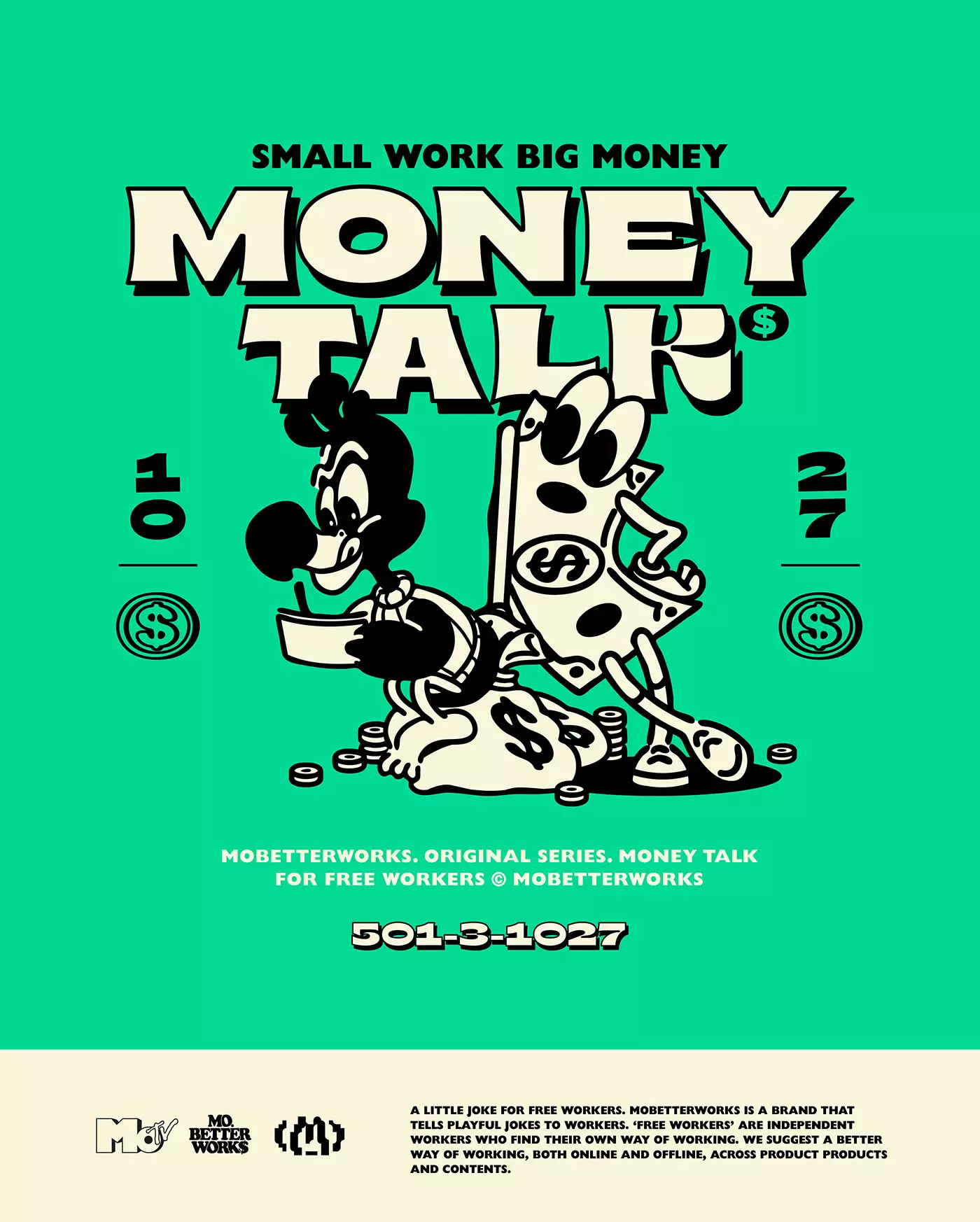 Money Talkのブランディングは、羨望の的であなたをグリーンにします 27355_1