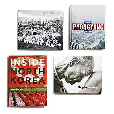 書籍-北朝鮮内の平壌へようこそ、ダルフール：スーダンでの戦争と虐殺の20年、国境のない写真