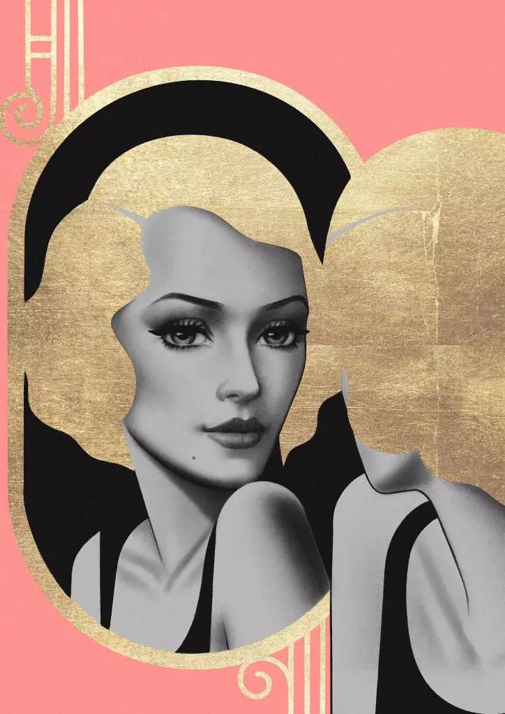 Նկարազարդող Սեյմի Հալիմը միաձուլում է Art Deco-ն և Մեմֆիս Միլանոն իր ցնցող դիմանկարներում 2964_9