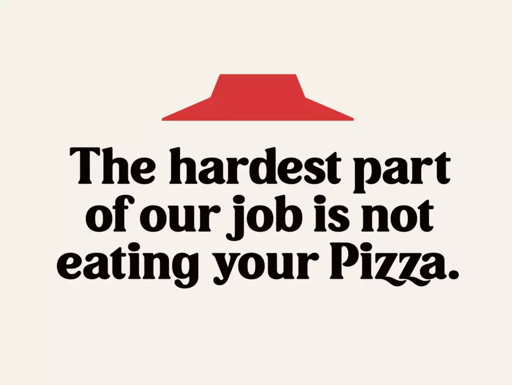 Тип вівторок: ніхто не виходить з піци у шрифт Pizza Hut 3051_11