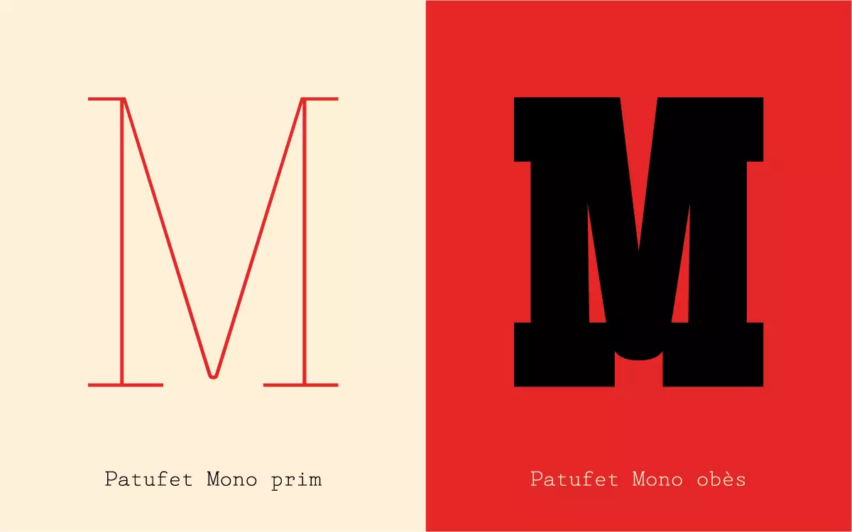 พิมพ์วันอังคาร: Patufet เครื่องพิมพ์ดีดแบบ Monospaced Typeface 3054_14