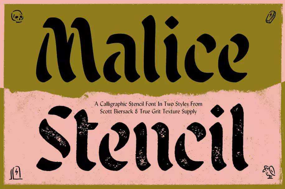 พิมพ์วันอังคาร: Malice Stencil