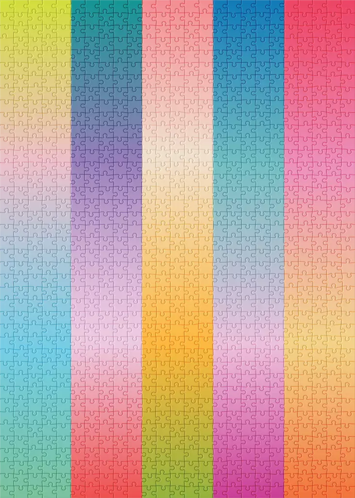 Aceste puzzle-uri cu gradient oferă o abordare liniștitoare, fără ecran, a atenției 307_8
