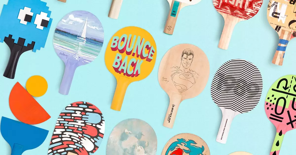 'BACKSP!N' apresenta mais de 60 raquetes de tênis de mesa projetadas por artistas 310_17