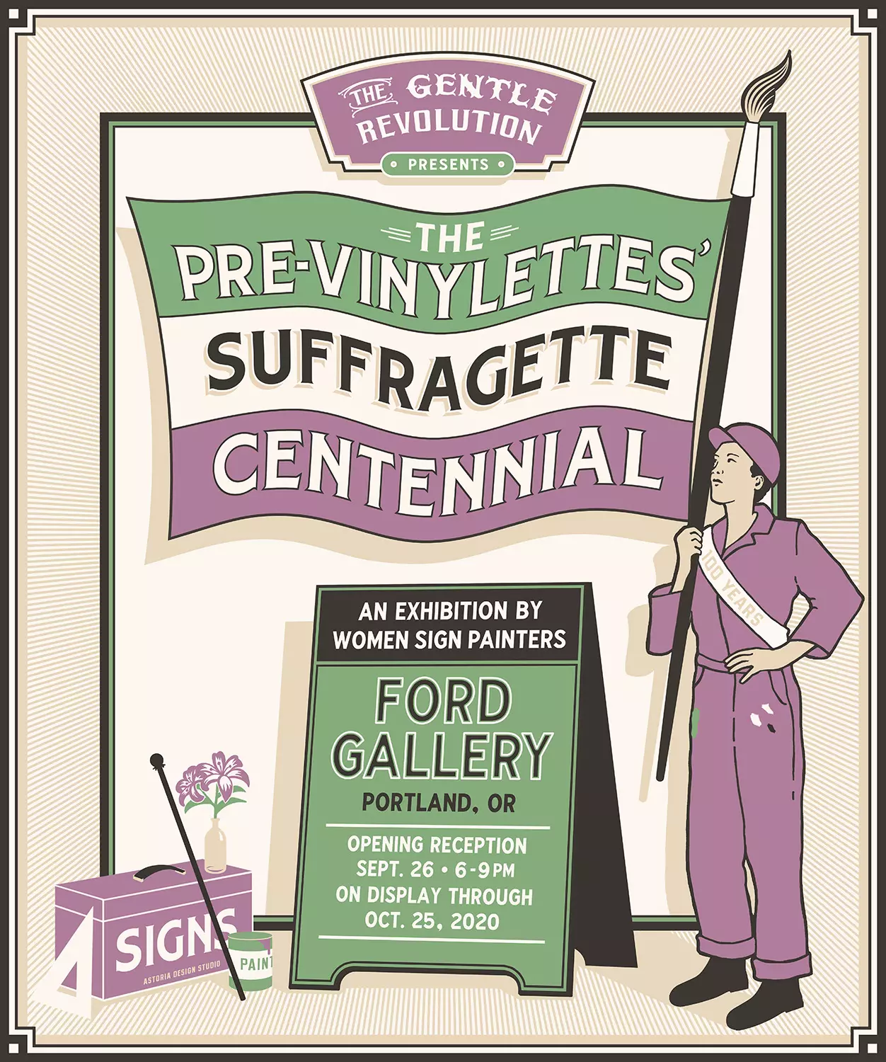 The Pre-Vinylettes' Suffragette Centennial is On