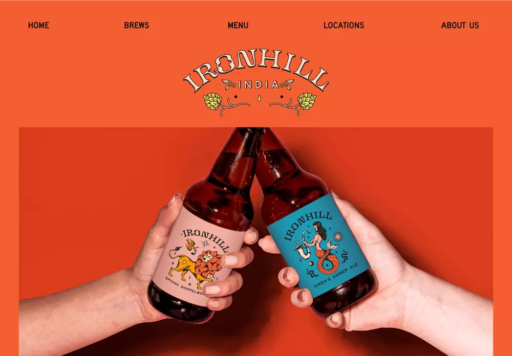 Ironhill Microbrewery’s Identity دارای دنیایی پر از گربه سانان و جانوران افسانه ای است. 31368_22