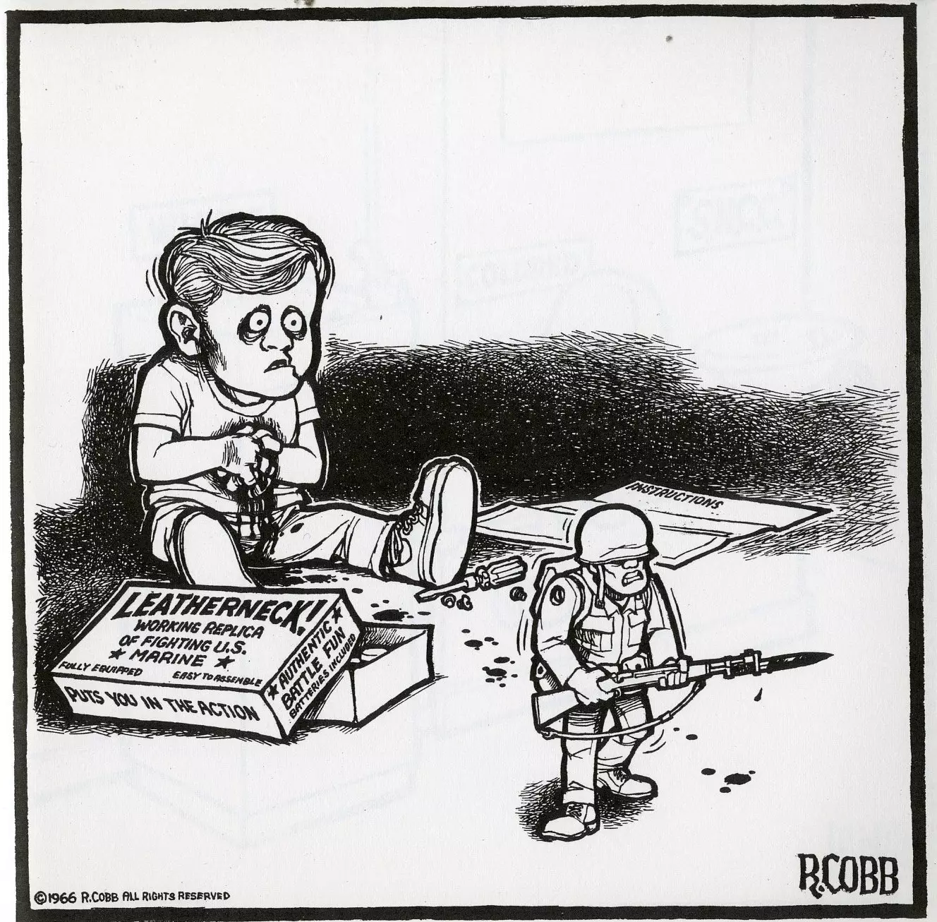 La Ĉiutaga Heller: Ron Cobb, Sixties Acerbic Cartoon Hero, Dies 31874_3