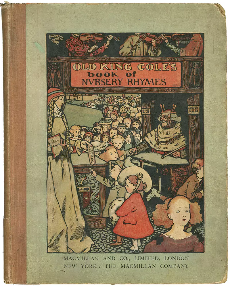 Byam Shaw, Old King Cole's Nursery Rhymes, shtypur nga Edmund Evans, 1900