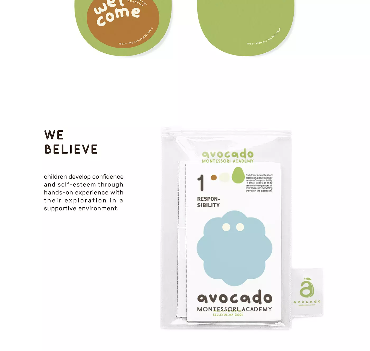 Mîhenga Xwezayî ya Avocado Montessori Bi Branding By Brainchild Creative ve dibiriqe 32243_5