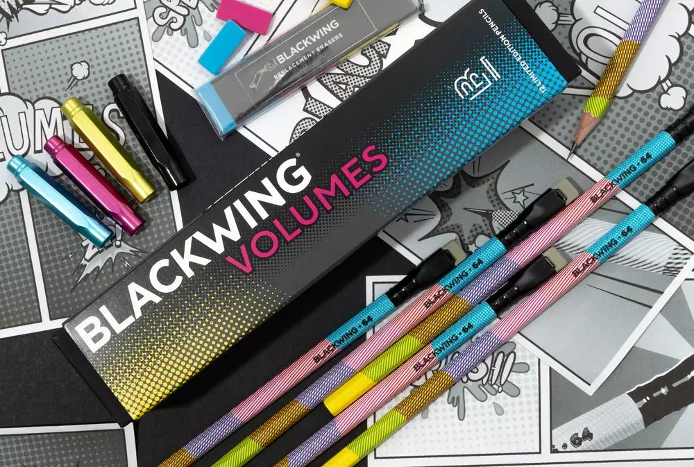 O amado provedor de lapis Blackwing lanza un deseño de edición especial inspirado en cómics 339_1