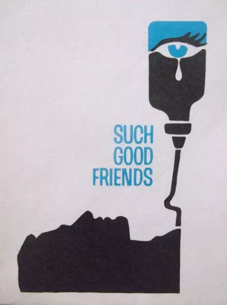 Sketsa rékaman pikeun Such Good Friends, pilem 1971 ku Otto Preminger. Saul Bass ngarancang poster sareng judul anu dileupaskeun.