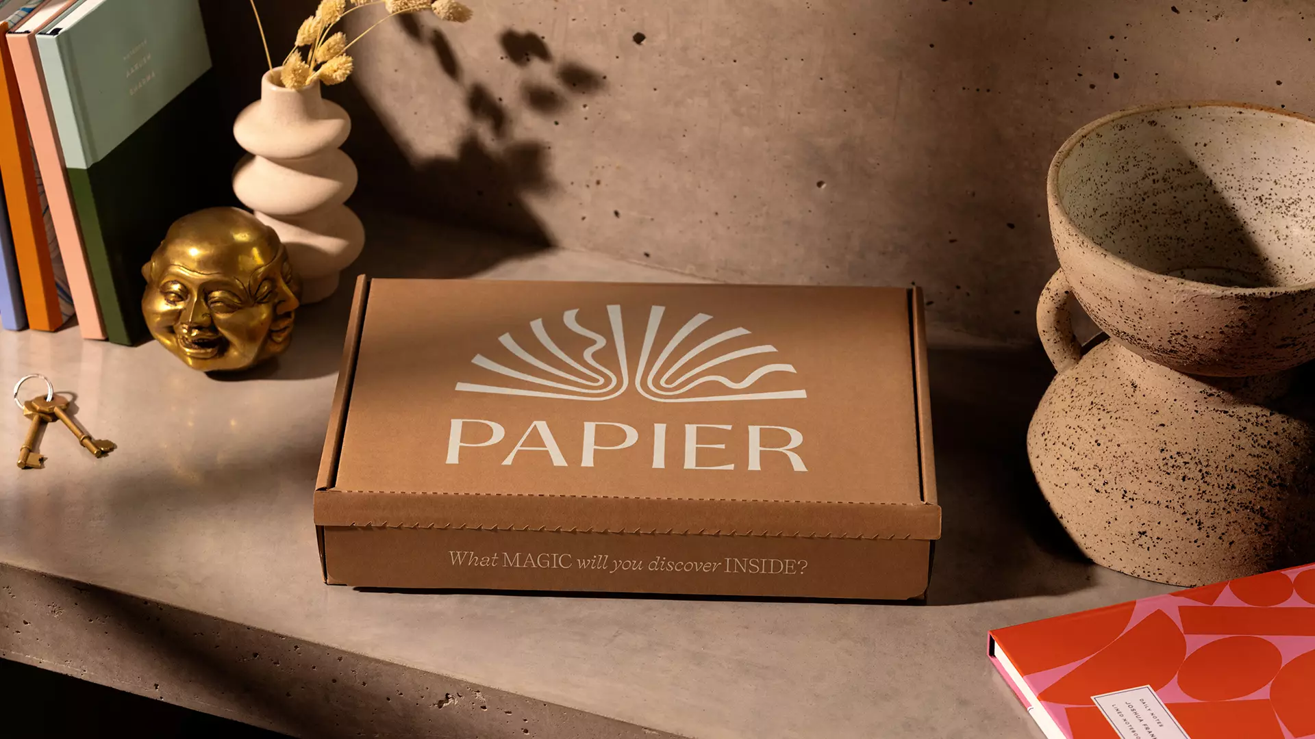 Os empurradores de papel Papier converten unha páxina na súa marca