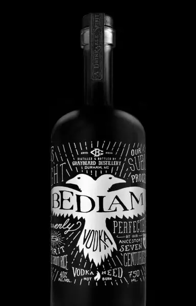 Bedlam Vodka Identité