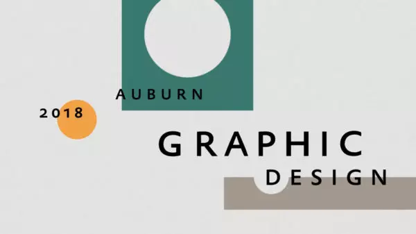 2018 Auburn Graphic Design Juried Student Show Affiche et vidéo