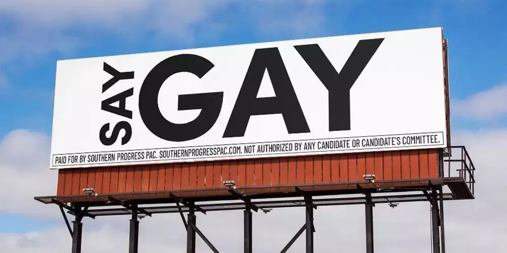 सदर्न प्रोग्रेसचे बिलबोर्ड फ्लोरिडियन लोकांना अभिमानाने "से गे" म्हणण्यास प्रेरित करतात