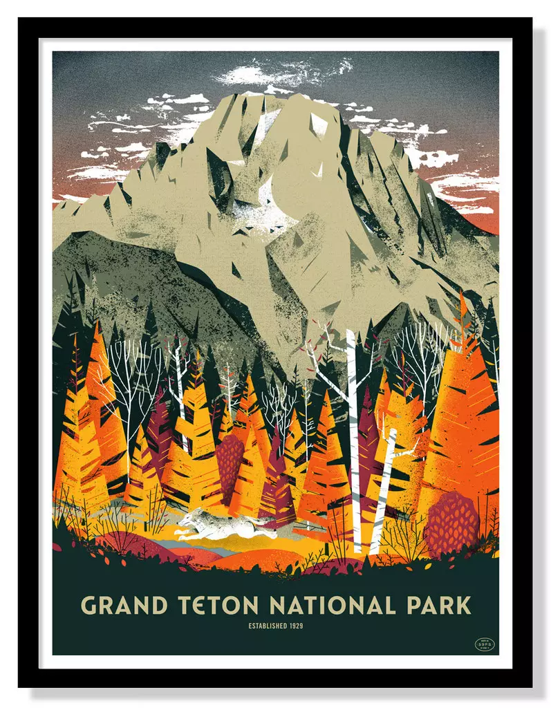 ‘Grand Teton National Park’ (Open Edition) ka-Eric Nyffler