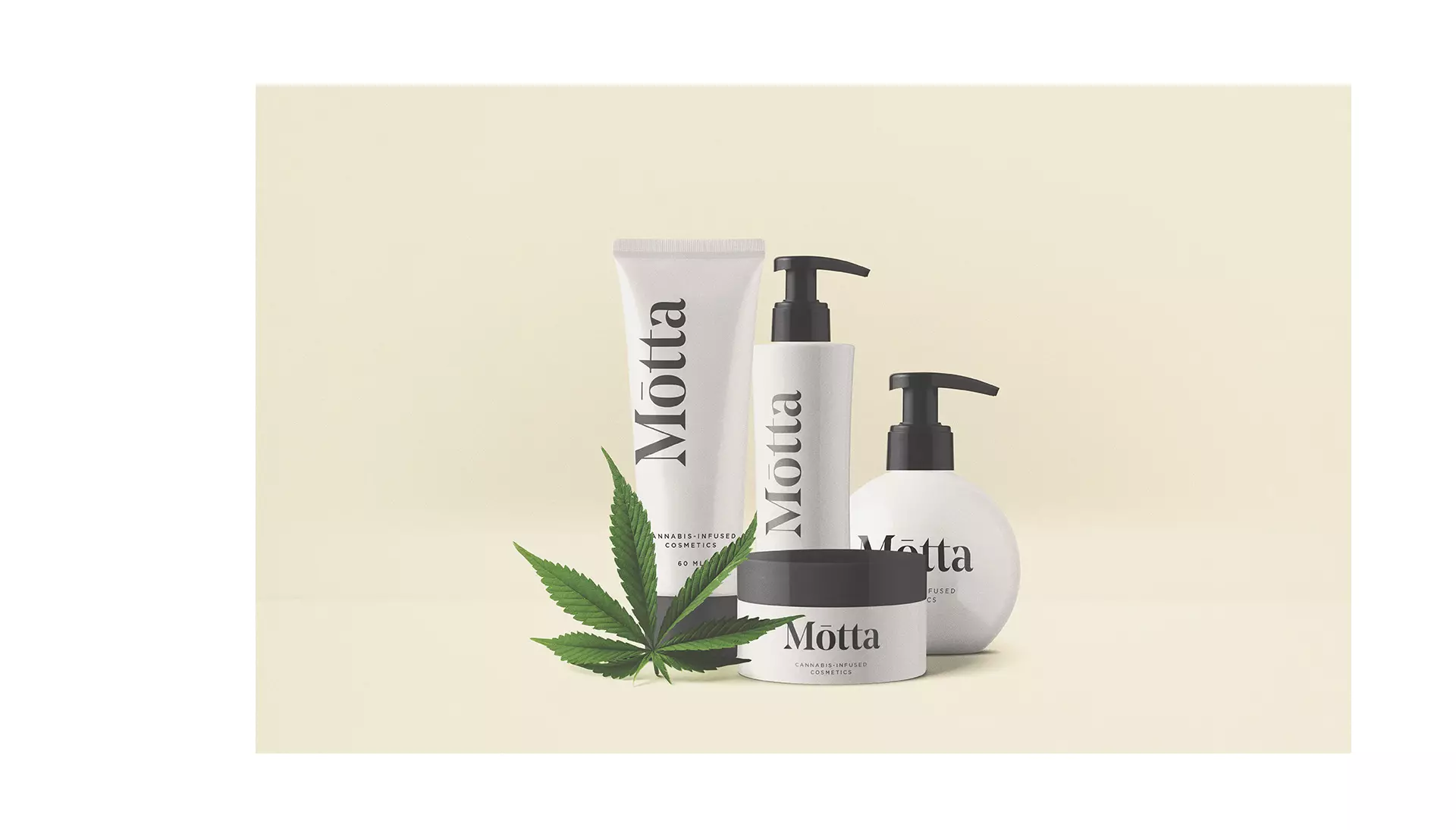 Motta este linia conceptuală de produse cosmetice de canabis cu un sistem de identitate sofisticat 3707_13