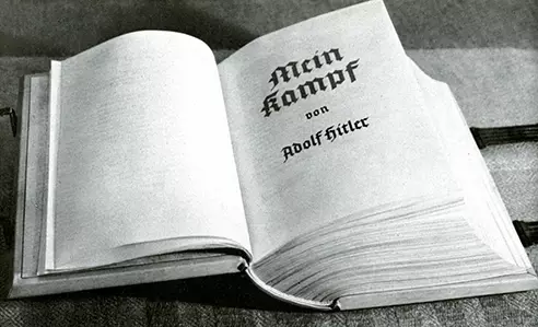 Adolf Hitler, pergamino Mein Kampf
