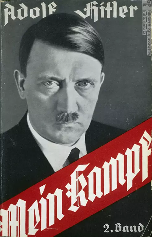 Adolfas Hitleris, „Mein Kampf“.