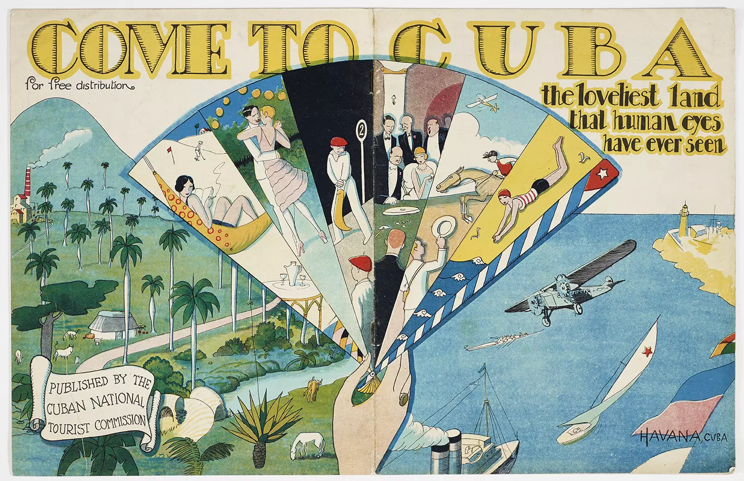 Folleto, Ven a Cuba, c. 1930