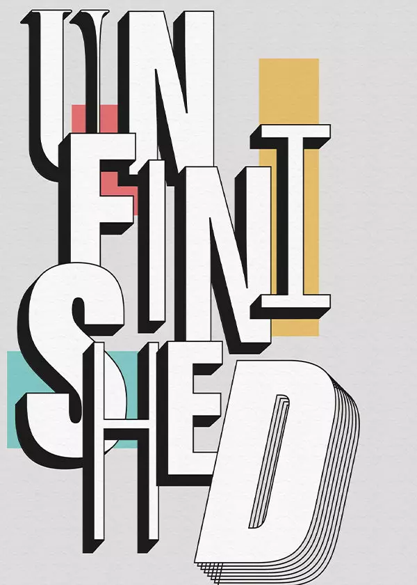 Steffen Wagner talar om oss genom sin funky typografi och skapar 