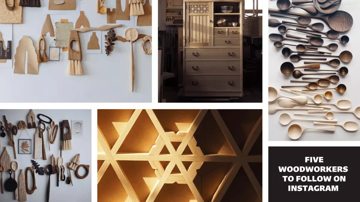 五位木工藝術家將在 Instagram 上關注