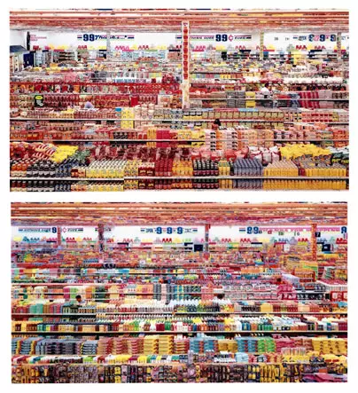 Andreas Gursky، 99 Cent II Diptychon