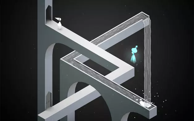 In de Monument Valley-app