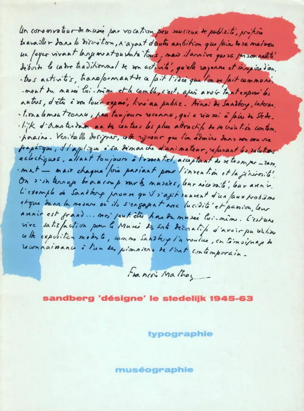 Portada do catálogo, 1973.