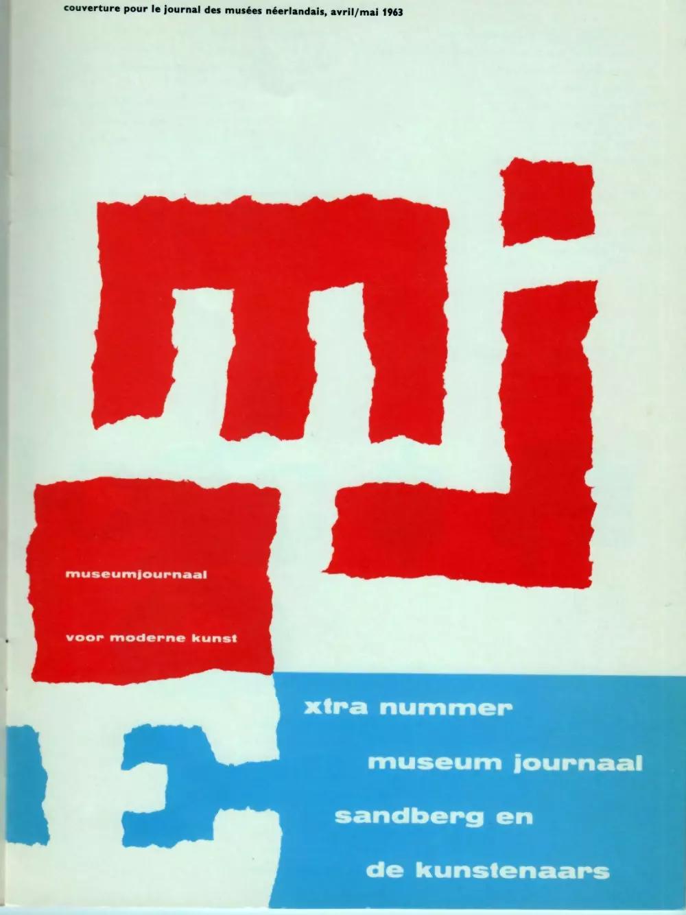 Musées Néerlandais сэтгүүлийн нүүр хуудас, 1963 он.