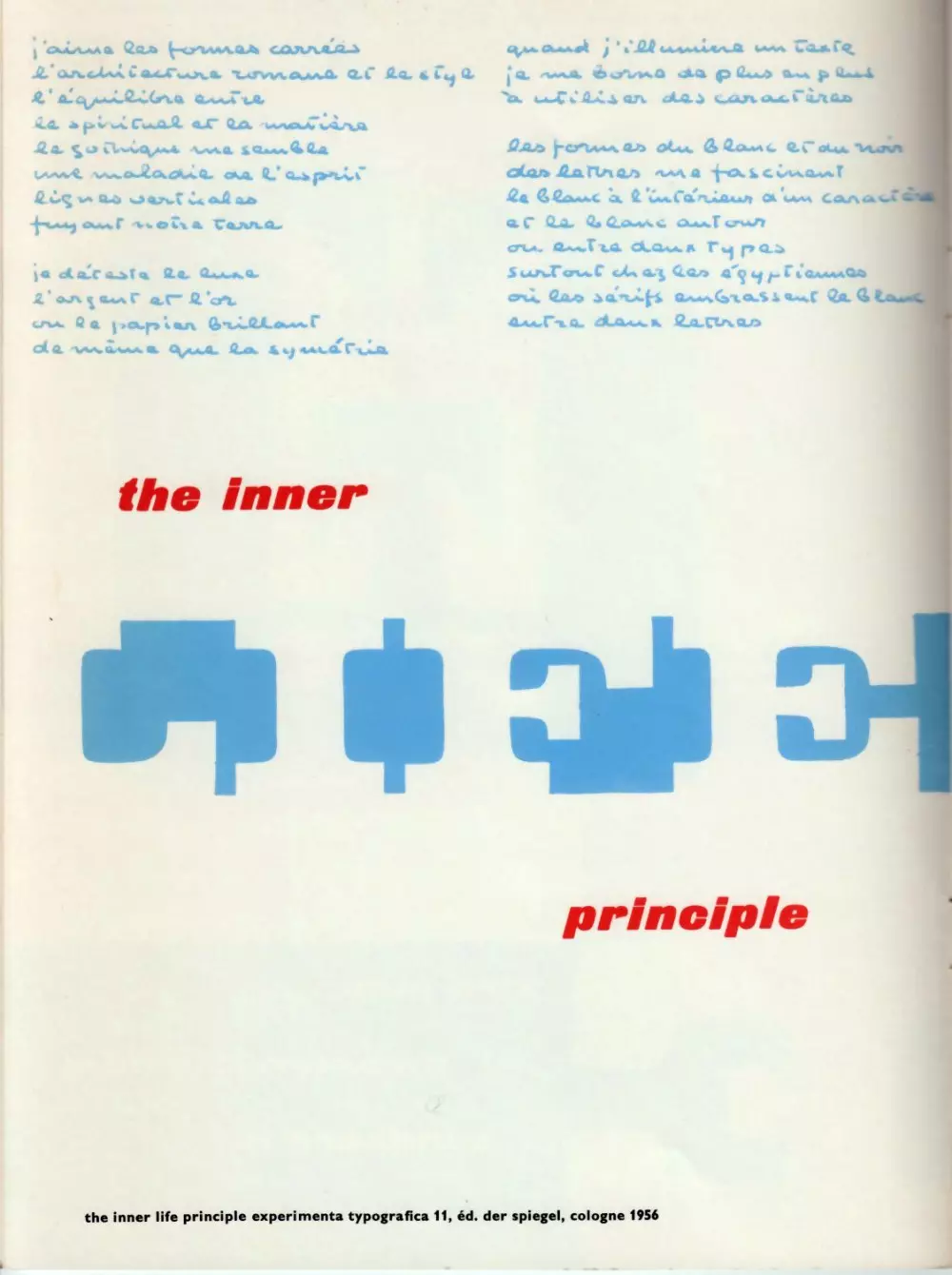 Experimenta Typografica 11, 1956.