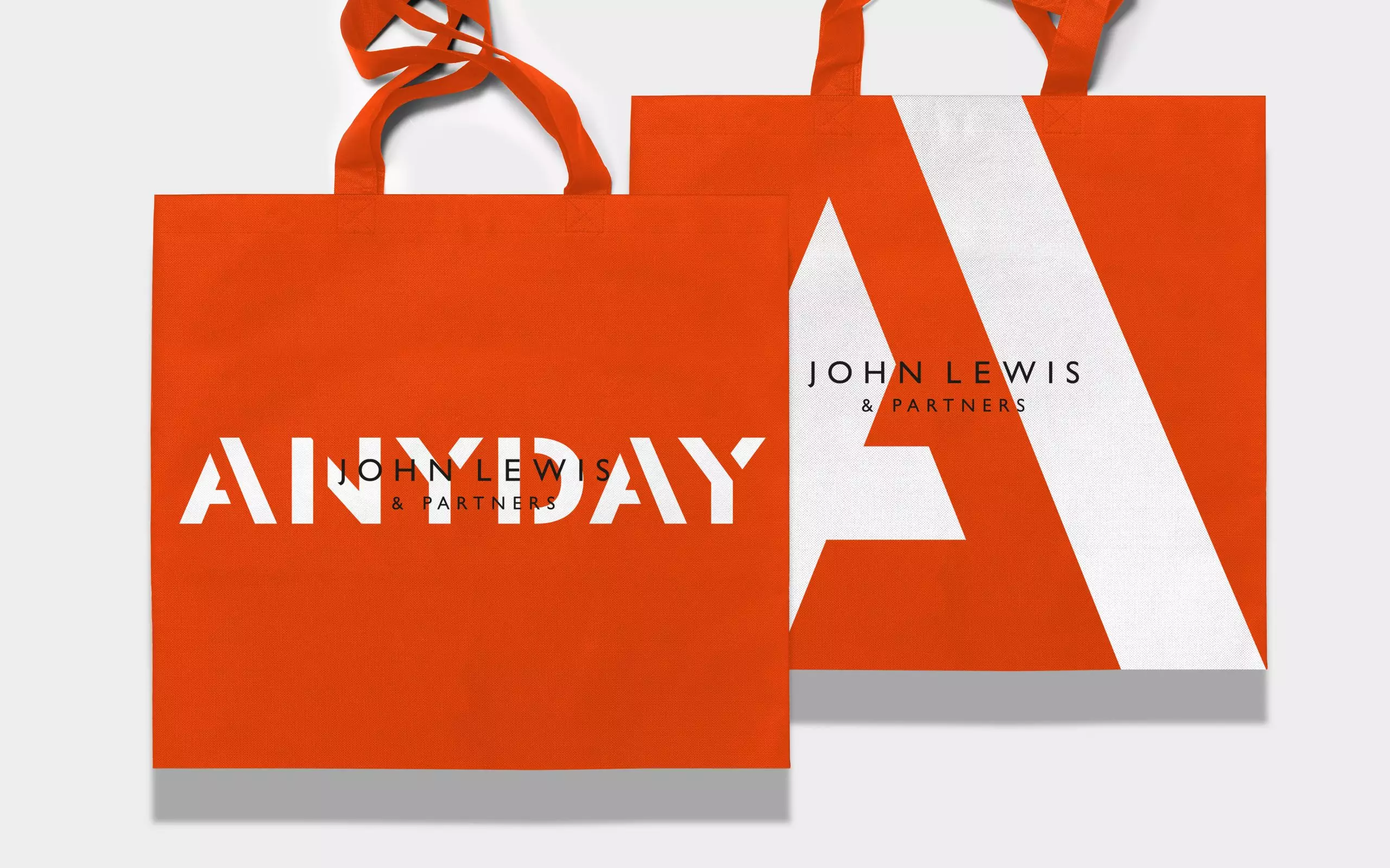 ANYDAY for John Lewis & Partners Autor Harry Pearce a Pentagram je umelecky odvážny