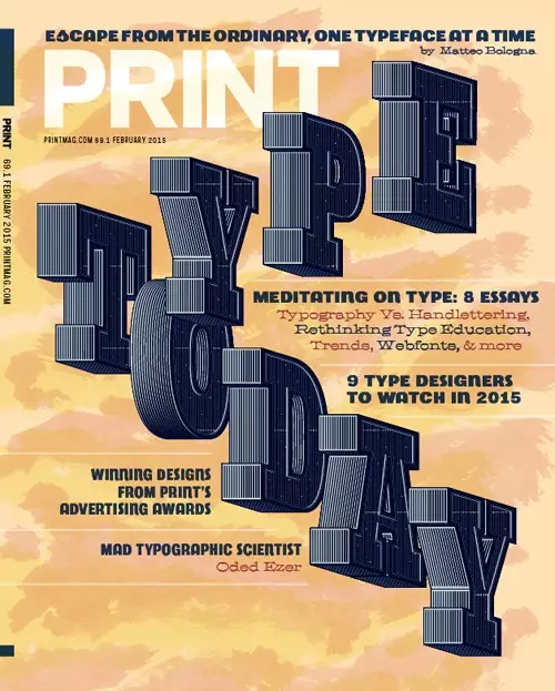 Vydanie tlače z februára 2015 – Vydanie typografie